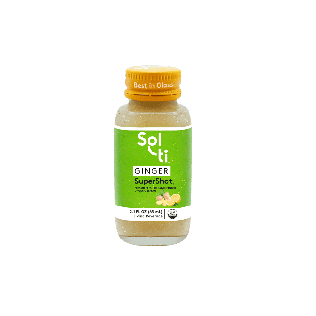 GINGER SuperShot® - Organic Ginger, Lemon and Digestion Shot - Sol-ti