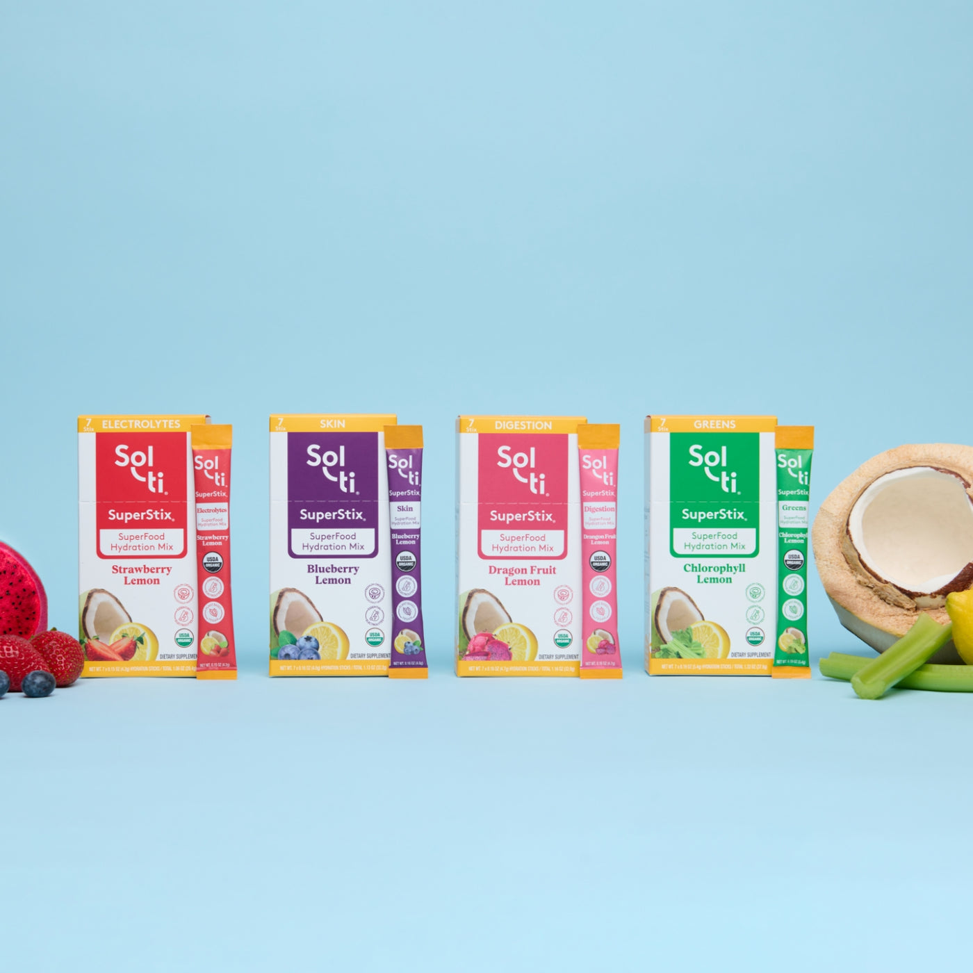 SuperStix® Hydration Electrolyte Sticks Packs | IV Hydration Powder Packets