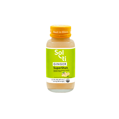 GINGER SuperShot® - Organic Ginger, Lemon and Digestion Shot - Sol-ti